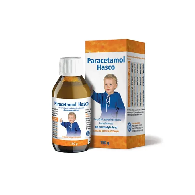 Paracetamol Hasco 120 mg/5ml, smak pomarańczowy, 150 g – opinie, skład ...