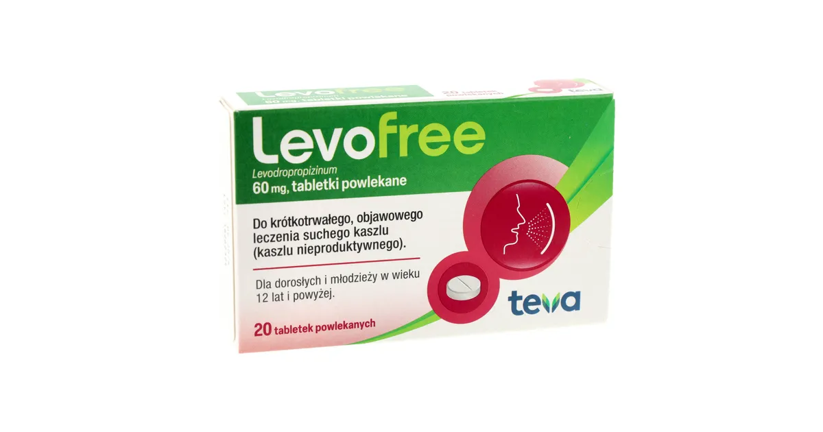 Levofree 60 mg, 20 tabletek – opinie, skład i cena ️| Apteka Nowa Farmacja