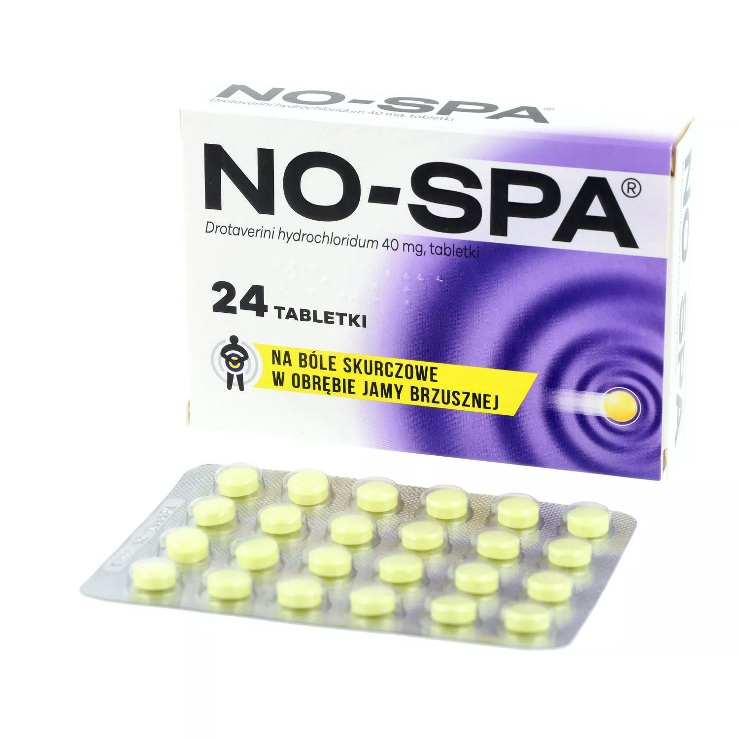 No-Spa 40 mg, 24 tabletek powlekanych – opinie, skład i cena ️| Apteka ...