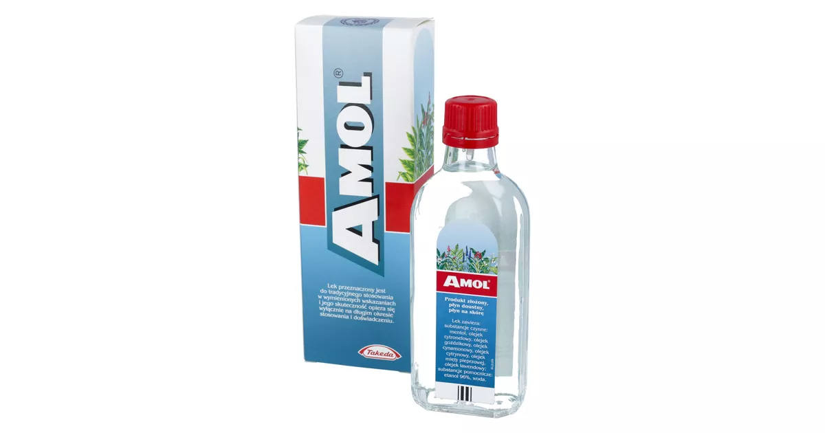Amol, płyn, 150 ml – opinie, skład i cena ️| Apteka Nowa Farmacja