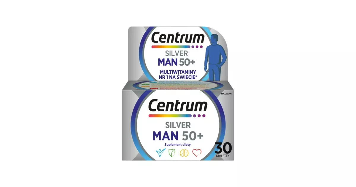 Centrum Man 50+, 30 tabletek – opinie, skład i cena ️| Apteka Nowa Farmacja