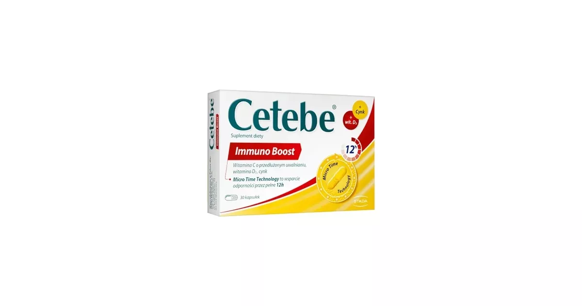 Cetebe Immuno Boost, 30 kapsułek – opinie, skład i cena ️| Apteka Nowa ...