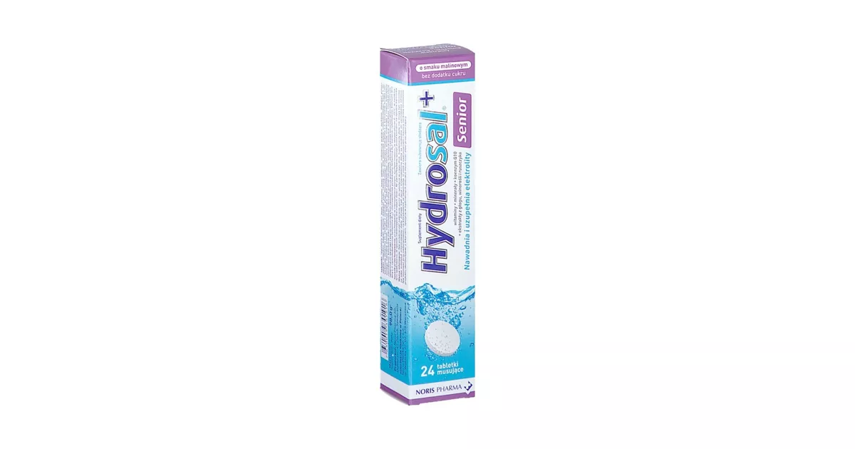 Hydrosal Senior, smak malinowy, 24 tabletek – opinie, skład i cena ️ ...