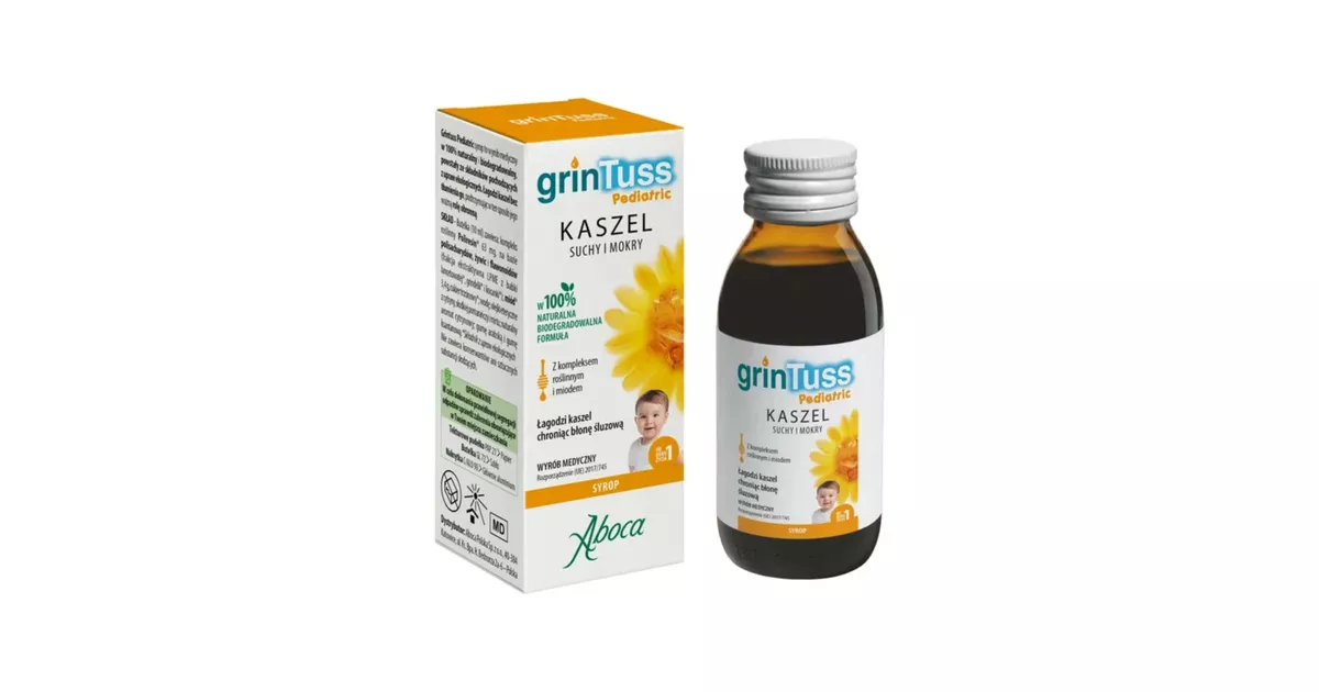 Aboca Grintuss Pediatric syrop na kaszel mokry i suchy, 180 g – opinie ...
