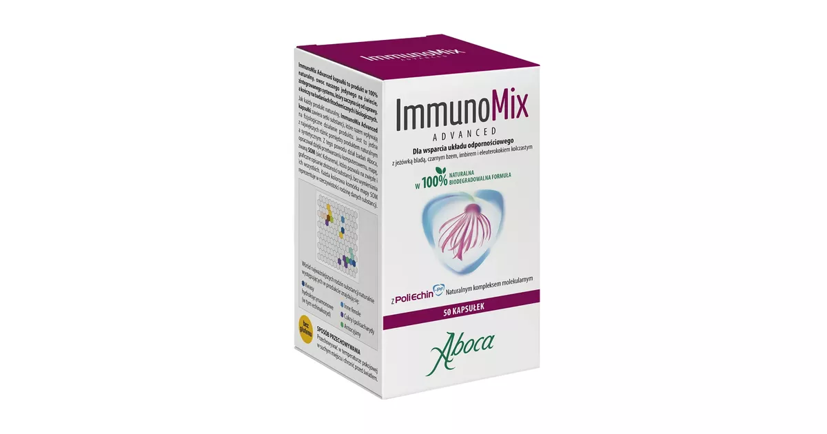 Aboca, Immunomix Advanced, 50 kapsułek – opinie, skład i cena ️| Apteka ...