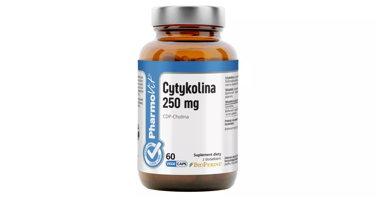 Pharmovit Cytykolina 250 mg, 60 kapsułek – opinie, skład i cena ️ ...