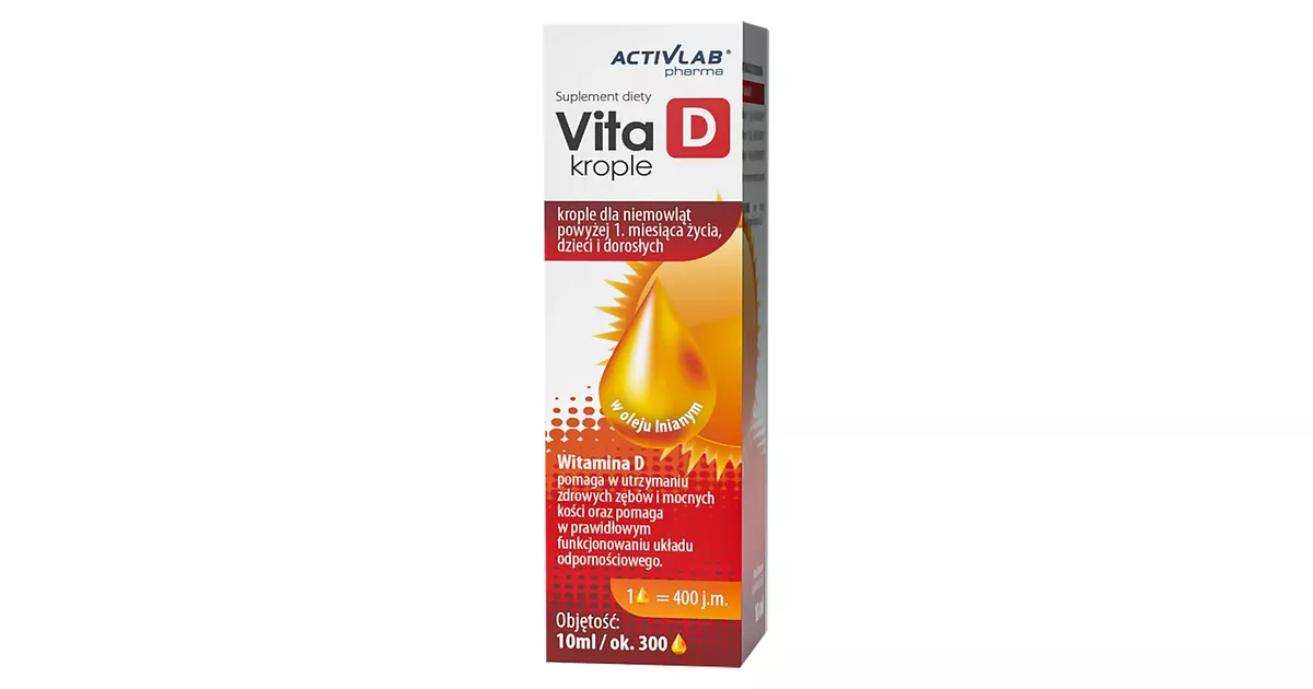 Activlab Vita D3, 10 ml – opinie, skład i cena ️| Apteka Nowa Farmacja