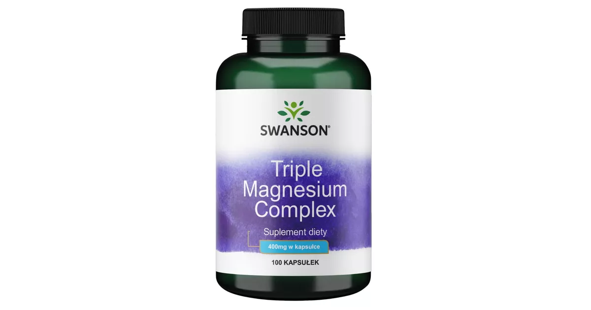 Swanson Triple Magnesium Complex, 100 kapsułek – opinie, skład i cena ️ ...