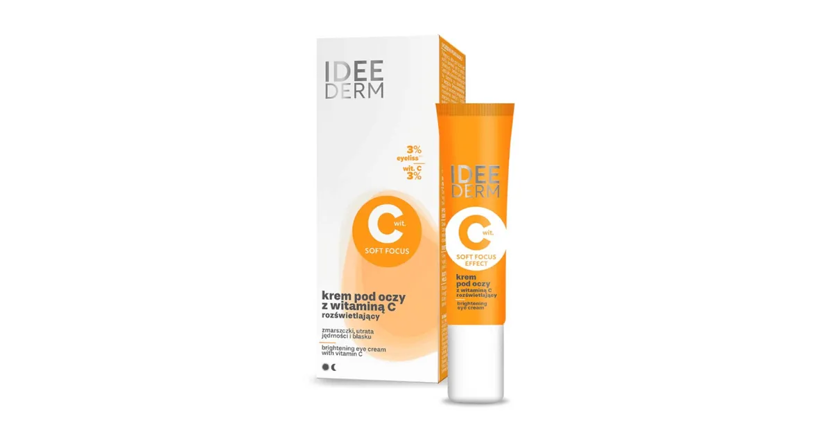 IDEE DERM - rozświetlający krem pod oczy z witaminą C, 15 ml – opinie ...