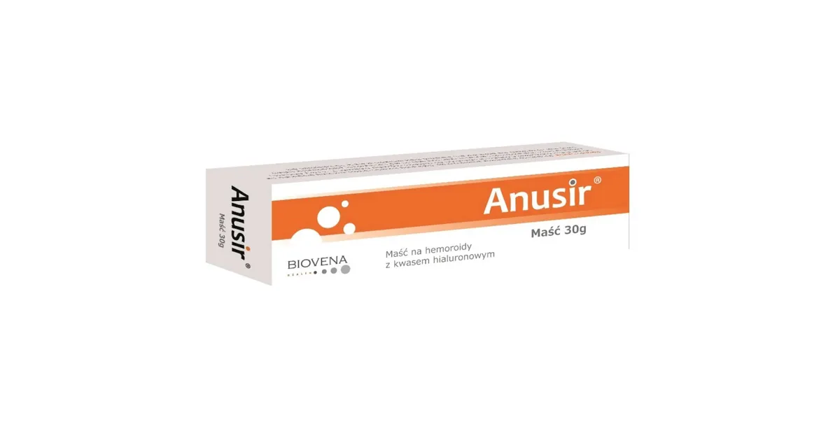 Anusir, maść kojąco-nawilżająca do pielęgnacji okolic odbytu, 30 g ...
