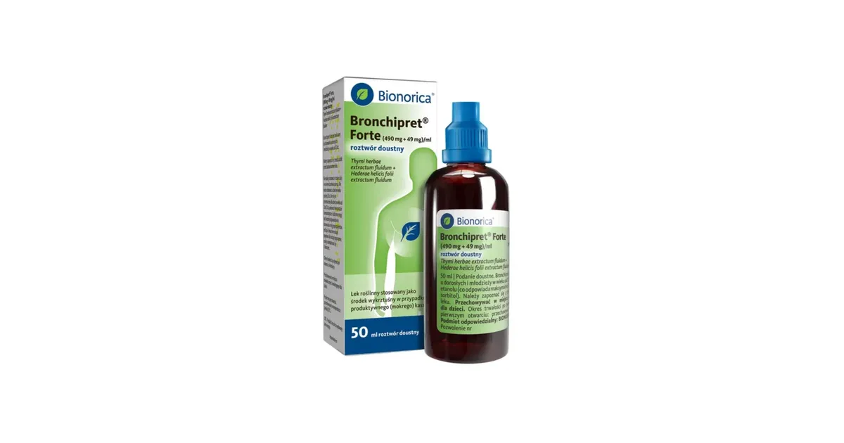 Bronchipret Forte 490 mg + 49 mg/ml, 50 ml – opinie, skład i cena ️ ...