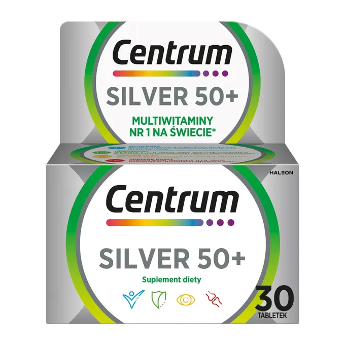Centrum Silver 50+, 30 tabletek – opinie, skład i cena ️| Apteka Nowa ...