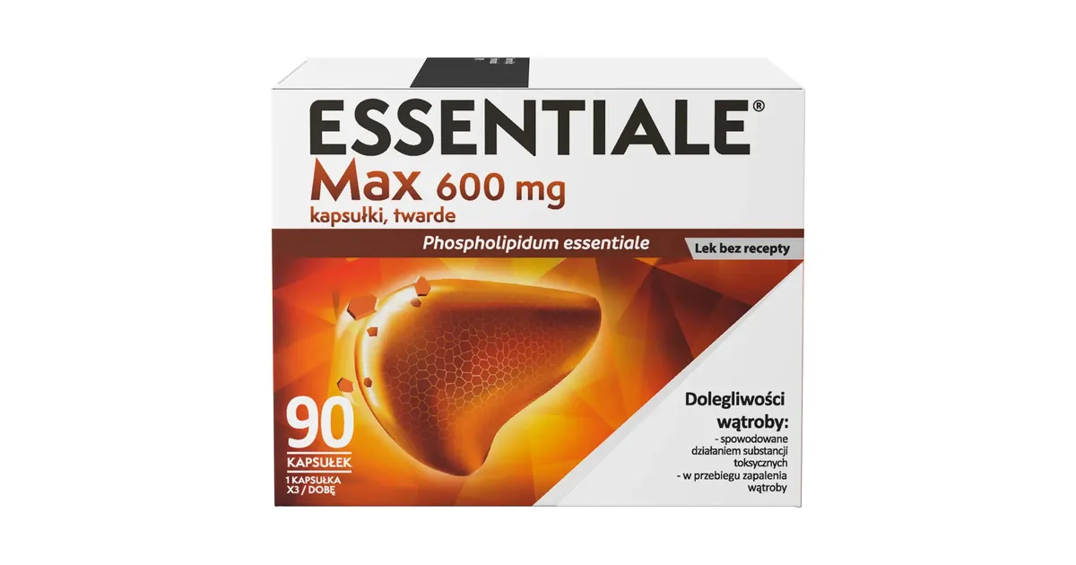 Essentiale Max 600 mg, 90 kapsułek – opinie, skład i cena ️| Apteka ...