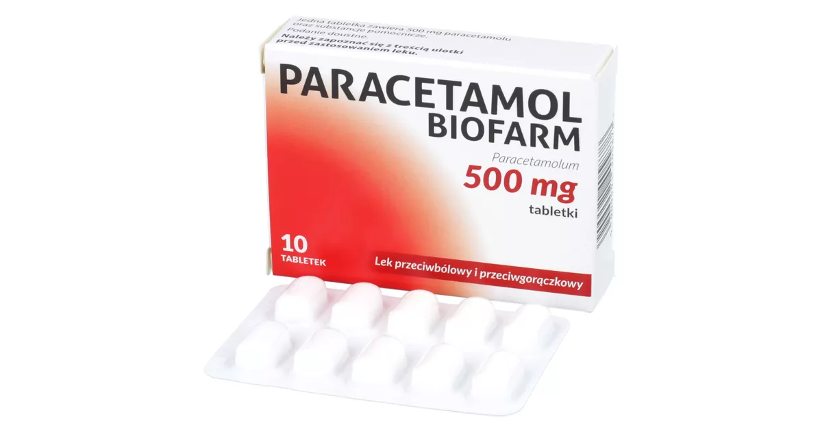 Paracetamol Biofarm 500 mg, 10 tabletek – opinie, skład i cena ️ ...