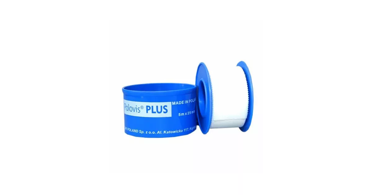 Viscoplast Polovis Plus - plaster (tkanina), 5 m x 25 mm, 1 sztuka ...