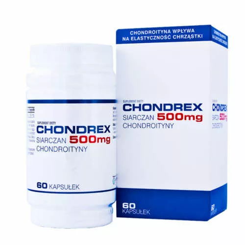CHONDREX - siarczan chondroityny, 500 mg, kapsułki, 60 sztuk – opinie ...