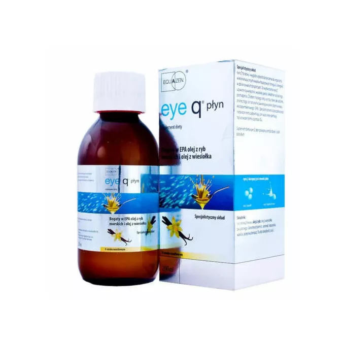 eye q - bogaty w EPA, olej z ryb morskich i olej z wiesiołka, płyn o ...