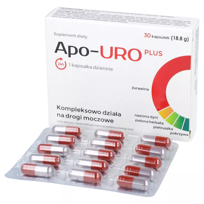 Apo-URO PLUS - na drogi moczowe, kapsułki, 30 sztuk – opinie, skład i ...