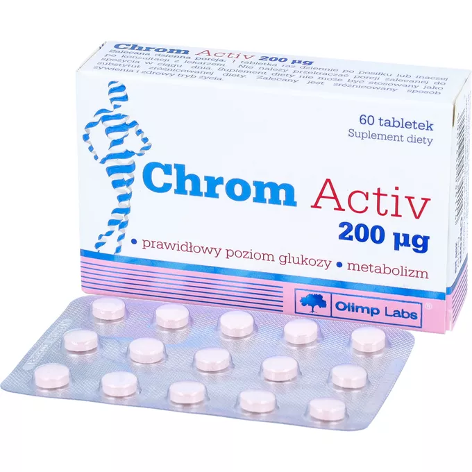 Olimp, Chrom Activ, 60 tabletek – opinie, skład i cena ️| Apteka Nowa ...