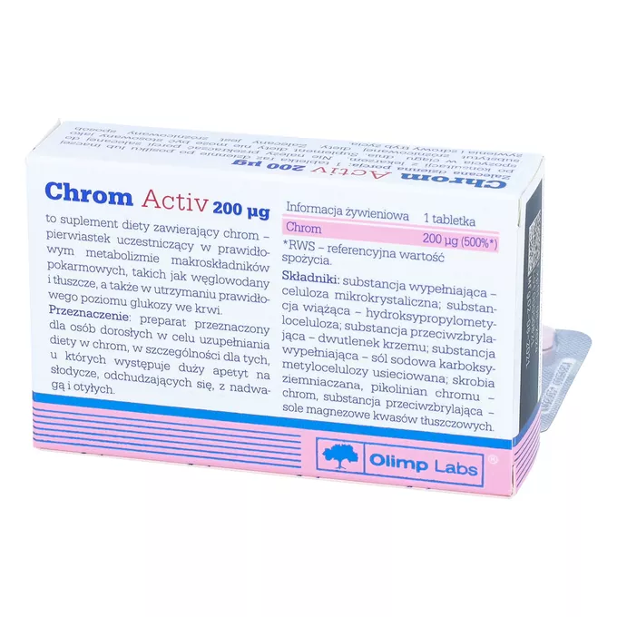 Olimp, Chrom Activ, 60 tabletek – opinie, skład i cena ️| Apteka Nowa ...