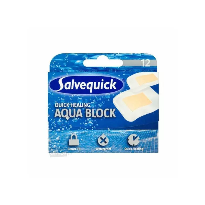 Salvequick AQUA BLOCK - plastry szybko gojące, 12 sztuk – opinie, skład ...