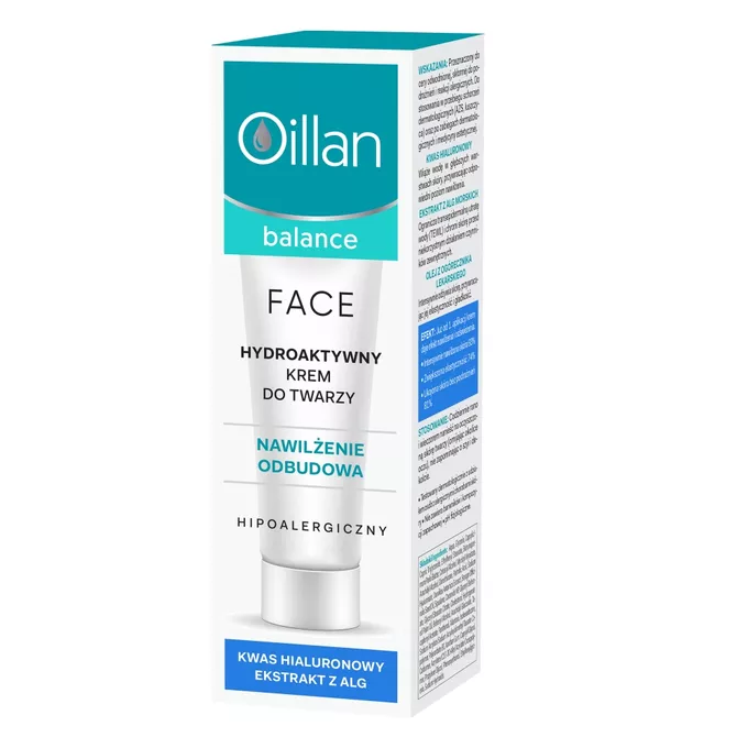 Oillan balance - hydro-aktywny krem do twarzy, 50 ml – opinie, skład i ...