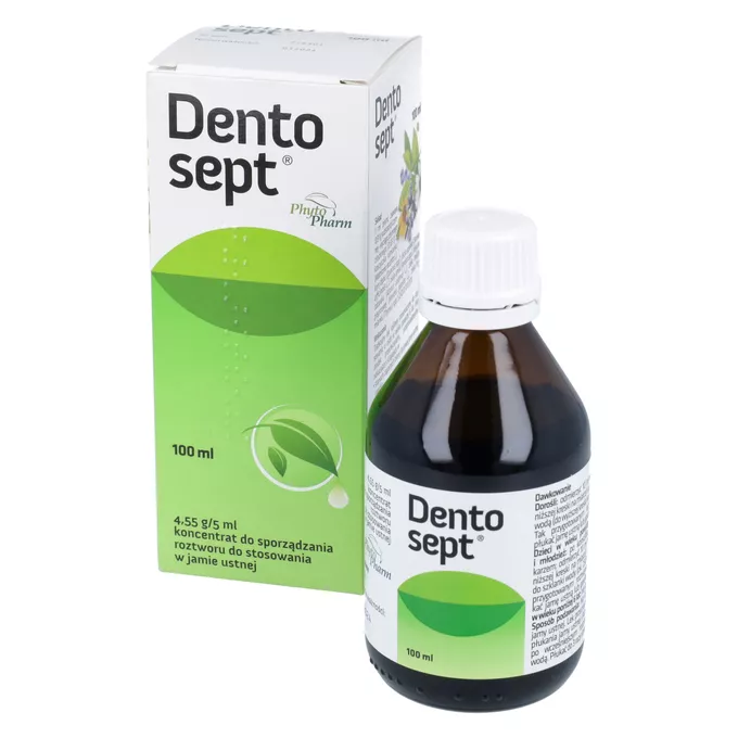 Dentosept 4,55 g/5 ml, płyn, 100 ml – opinie, skład i cena ️| Apteka ...
