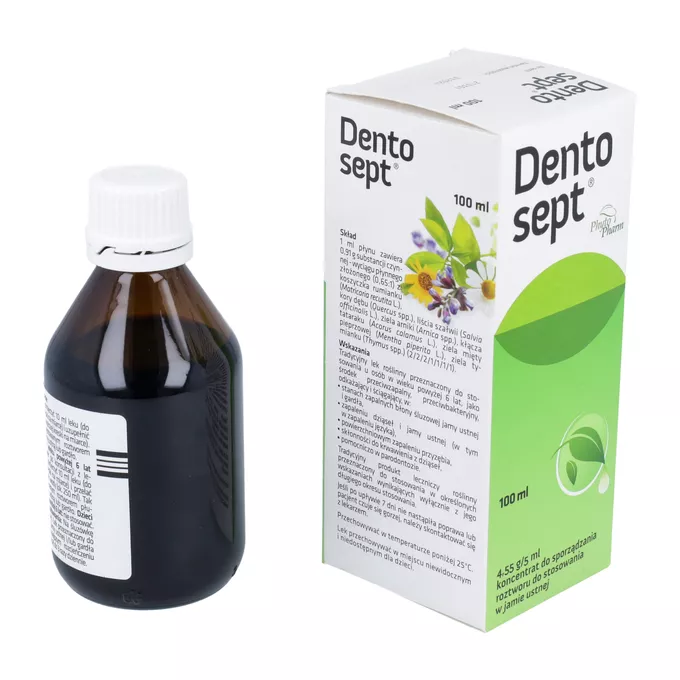 Dentosept 4,55 g/5 ml, płyn, 100 ml – opinie, skład i cena ️| Apteka ...
