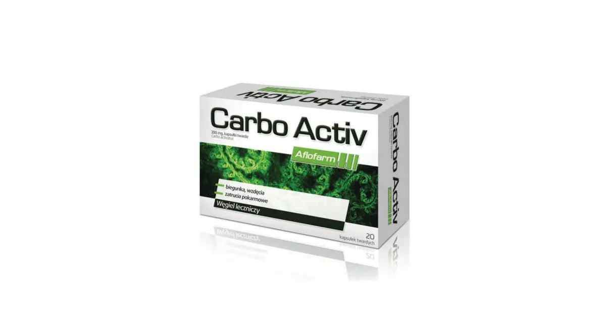 Carbo Activ 200 mg, 20 kapsułek twardych – opinie, skład i cena ️ ...