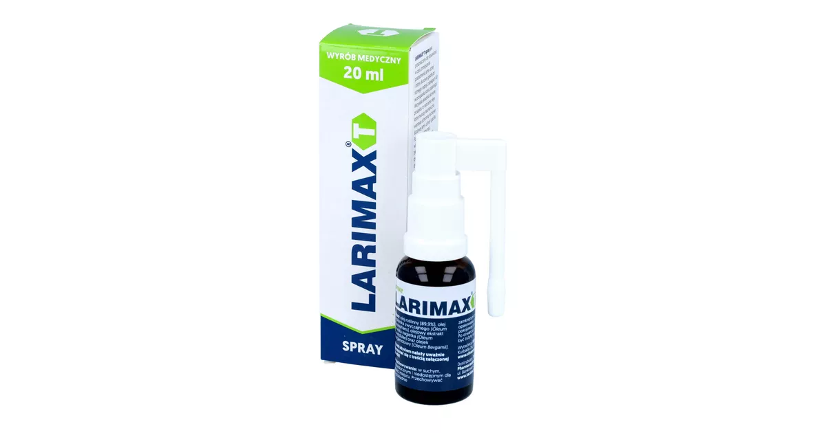 LARIMAX T - spray do stosowania w przypadkach stanów zapalnych błony ...