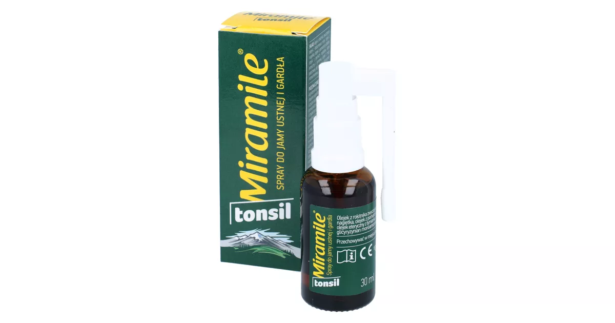 Miramile tonsil - spray do jamy ustnej i gardła, 30 ml – opinie, skład ...
