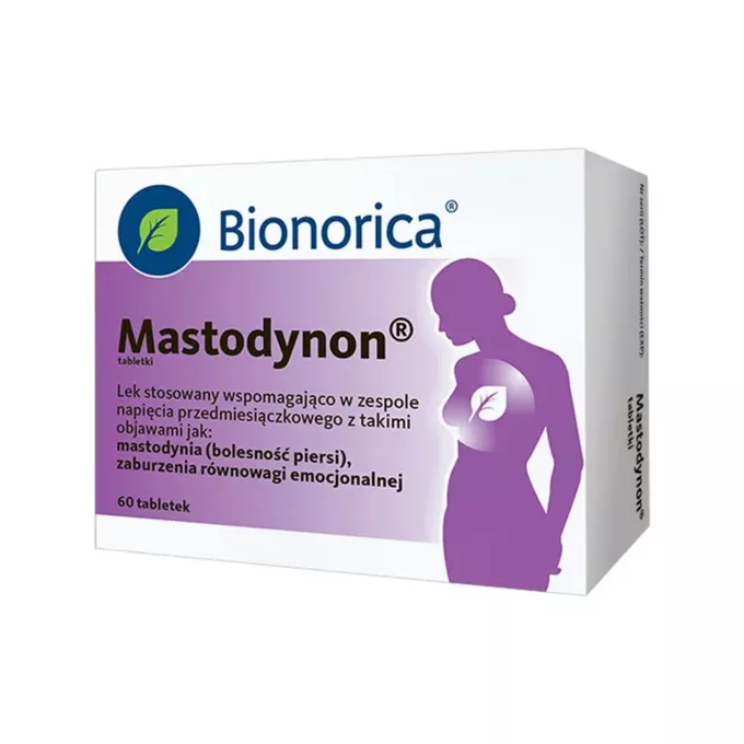 Mastodynon - lek stosowany w zespole napięcia przedmiesiączkowego, 60 ...