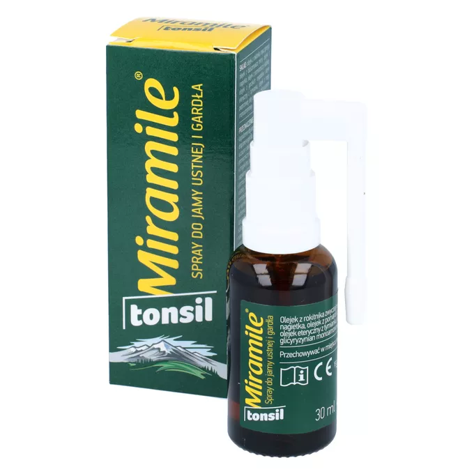 Miramile tonsil - spray do jamy ustnej i gardła, 30 ml – opinie, skład ...