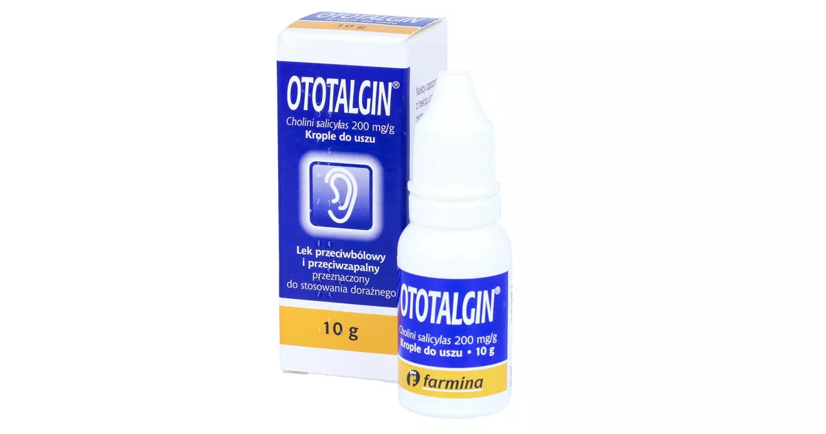 Ototalgin 200 mg/g, krople do uszu, 10 g – opinie, skład i cena ️ ...