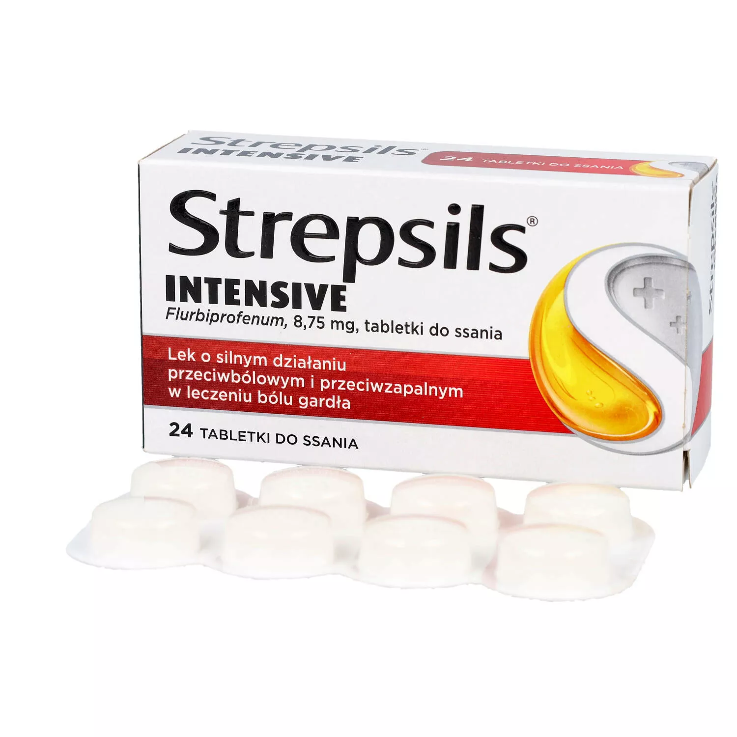 Strepsils Intensive 8,75 mg, 24 tabletki do ssania – opinie, skład i ...