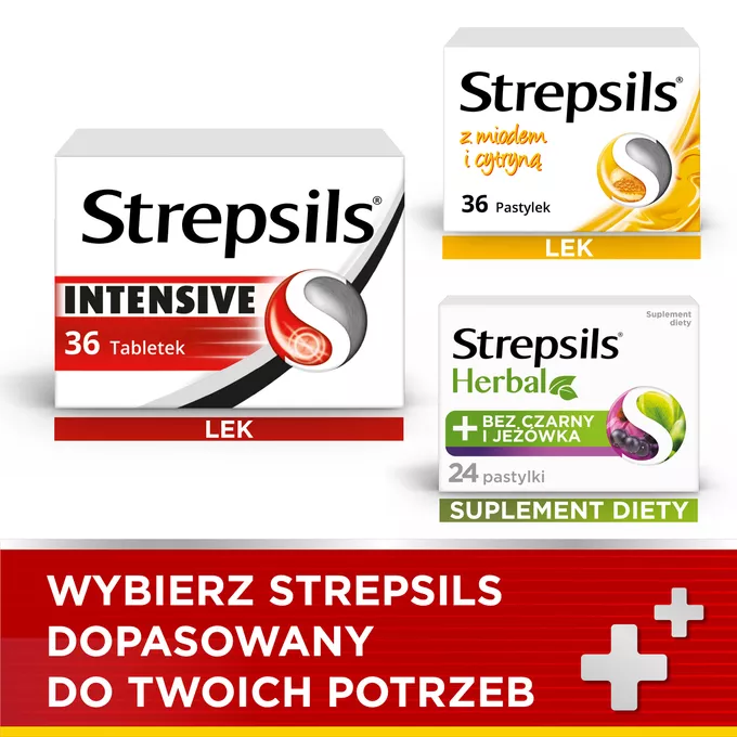 Strepsils Intensive 8,75 mg, 24 tabletki do ssania – opinie, skład i ...