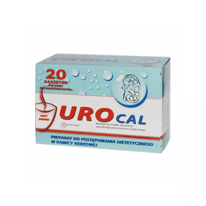UROCAL - saszetki, 20 sztuk – opinie, skład i cena ️| Apteka Nowa Farmacja