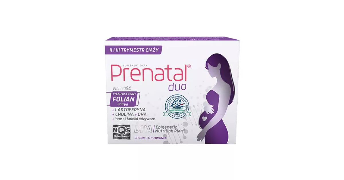 Prenatal duo, 90 kapsułek (classic 30 sztuk + dha 60 sztuk) – opinie ...