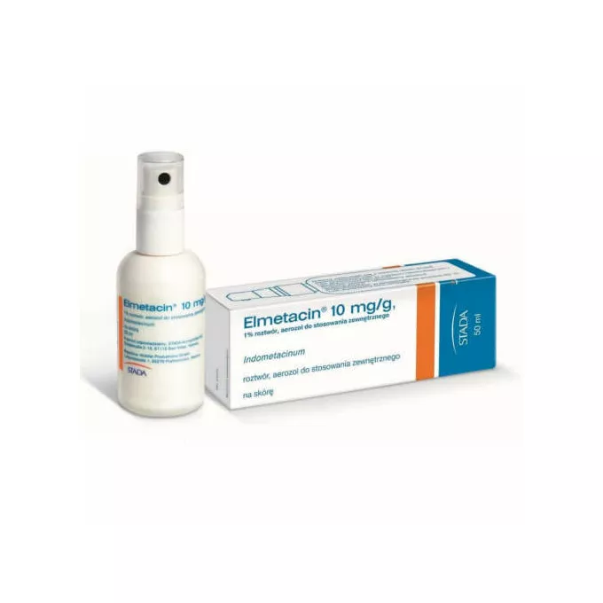Elmetacin 1%, 10 mg/g, aerozol, 50 ml – opinie, skład i cena ️| Apteka ...