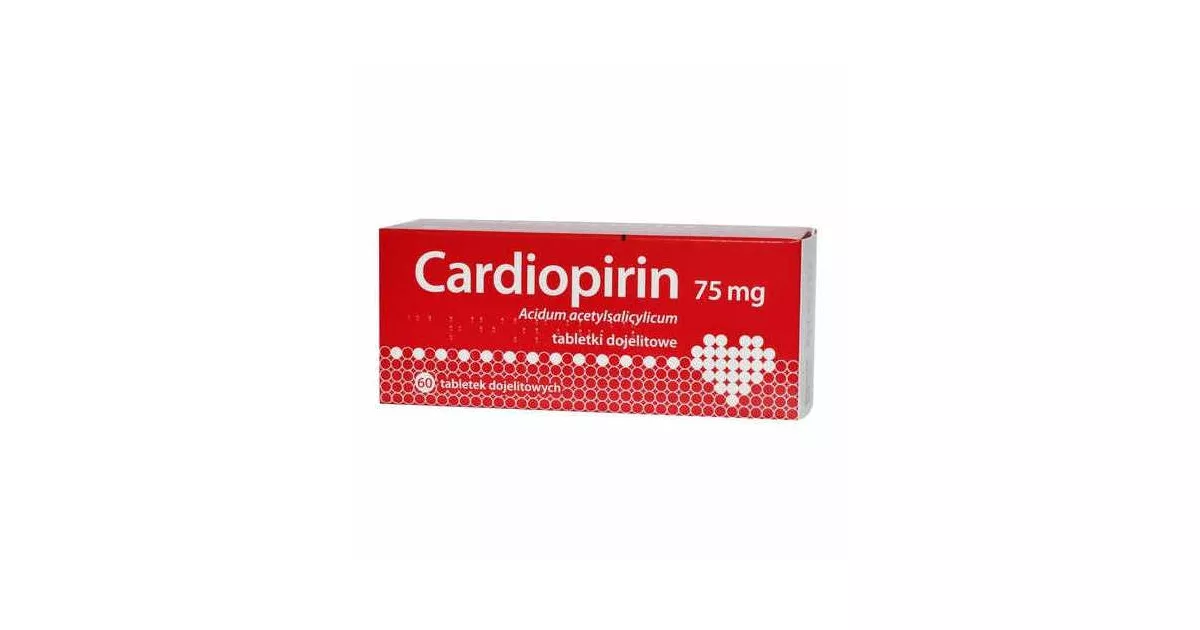 Cardiopirin 75 mg, 60 tabletek dojelitowych – opinie, skład i cena ️ ...