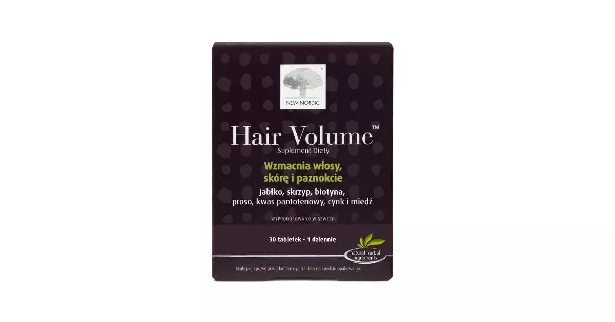 Hair Volume - tabletki, 30 sztuk – opinie, skład i cena ️| Apteka Nowa ...