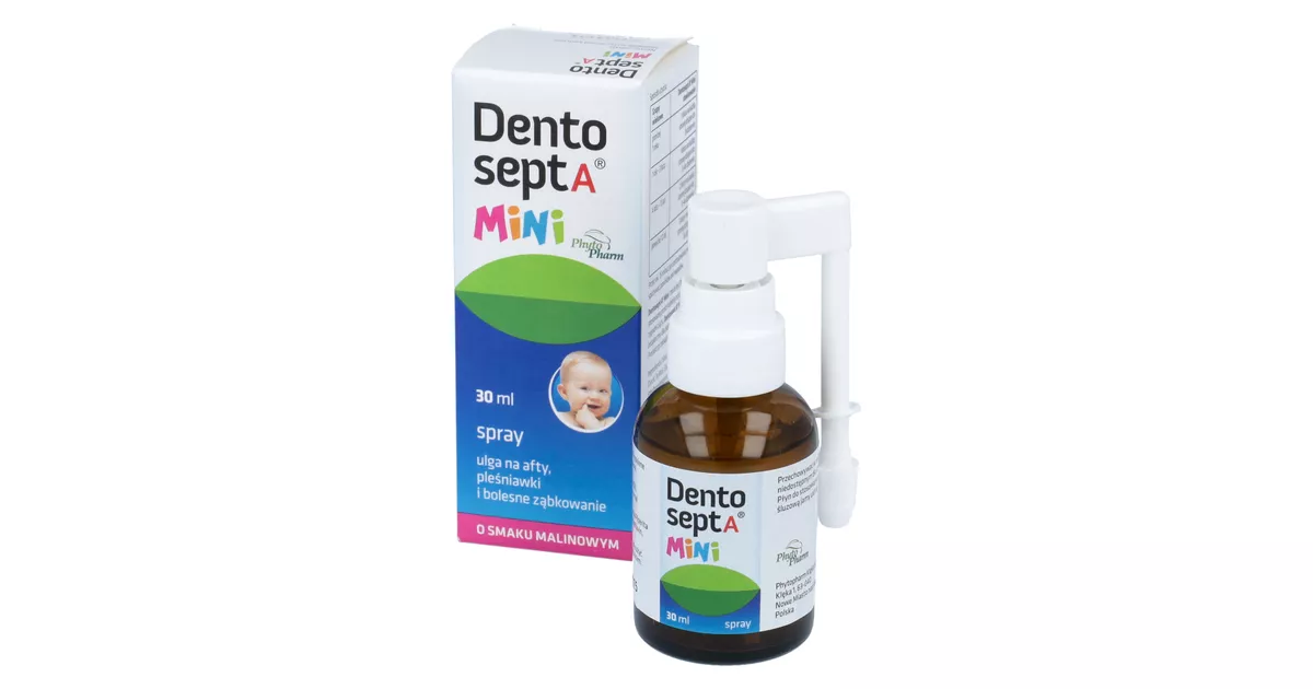 Dentosept A MINI - na afty, pleśniawki i bolesne ząbkowanie, smak ...