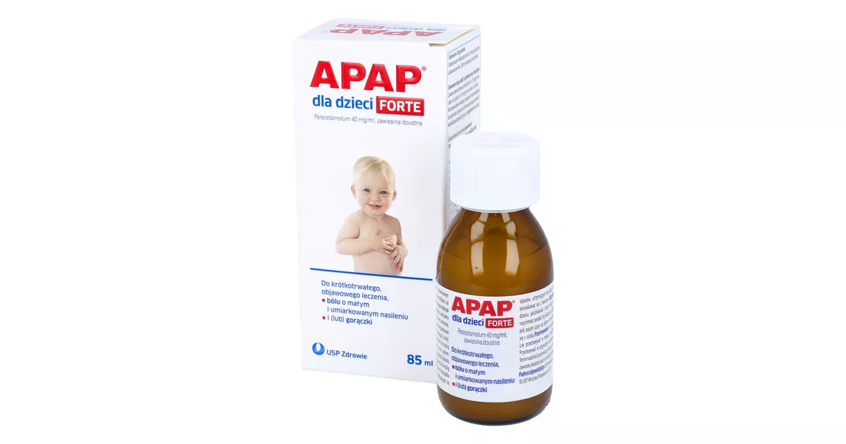 APAP Dla Dzieci Forte 40 mg/ml, zawiesina doustna, 85 ml – opinie ...
