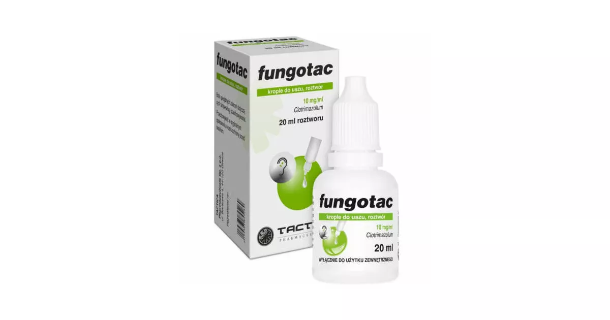 Fungotac 10 mg/ml, krople do uszu, 20 ml – opinie, skład i cena ️ ...