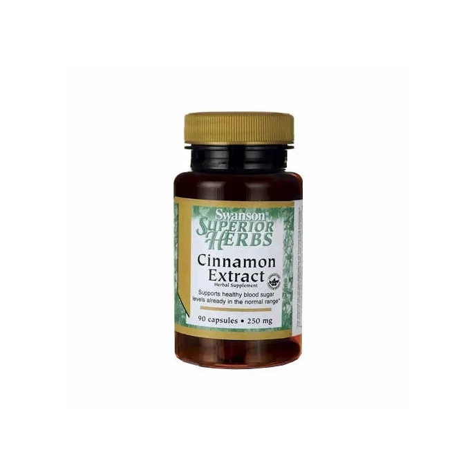 Swanson Cinnamon Extract - ekstrakt z kory cynamonu, kapsułki, 90 sztuk ...