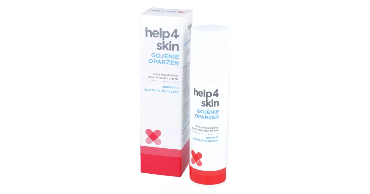 Help4skin - gojenie oparzeń, żel hydrokolopidowy przyspieszający ...