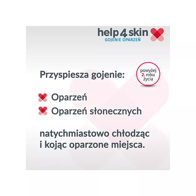 Help4skin - gojenie oparzeń, żel hydrokolopidowy przyspieszający ...