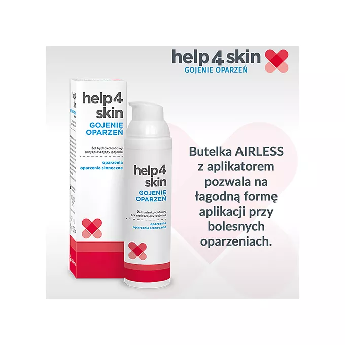 Help4skin - gojenie oparzeń, żel hydrokolopidowy przyspieszający ...