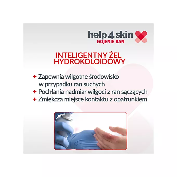 Help4skin - gojenie ran, spray-żel hydrokolopidowy przyspieszający ...