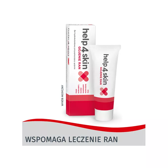 Help4skin - gojenie ran, żel hydrokoloidowy przyspieszający gojenie, 20 ...